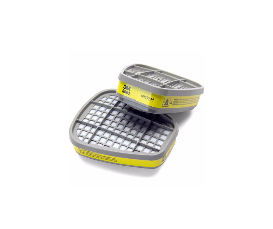 Cartucho 3M 6003 Vapores Orgánicos y Gases Ácidos | Protección Industrial – Herracruz